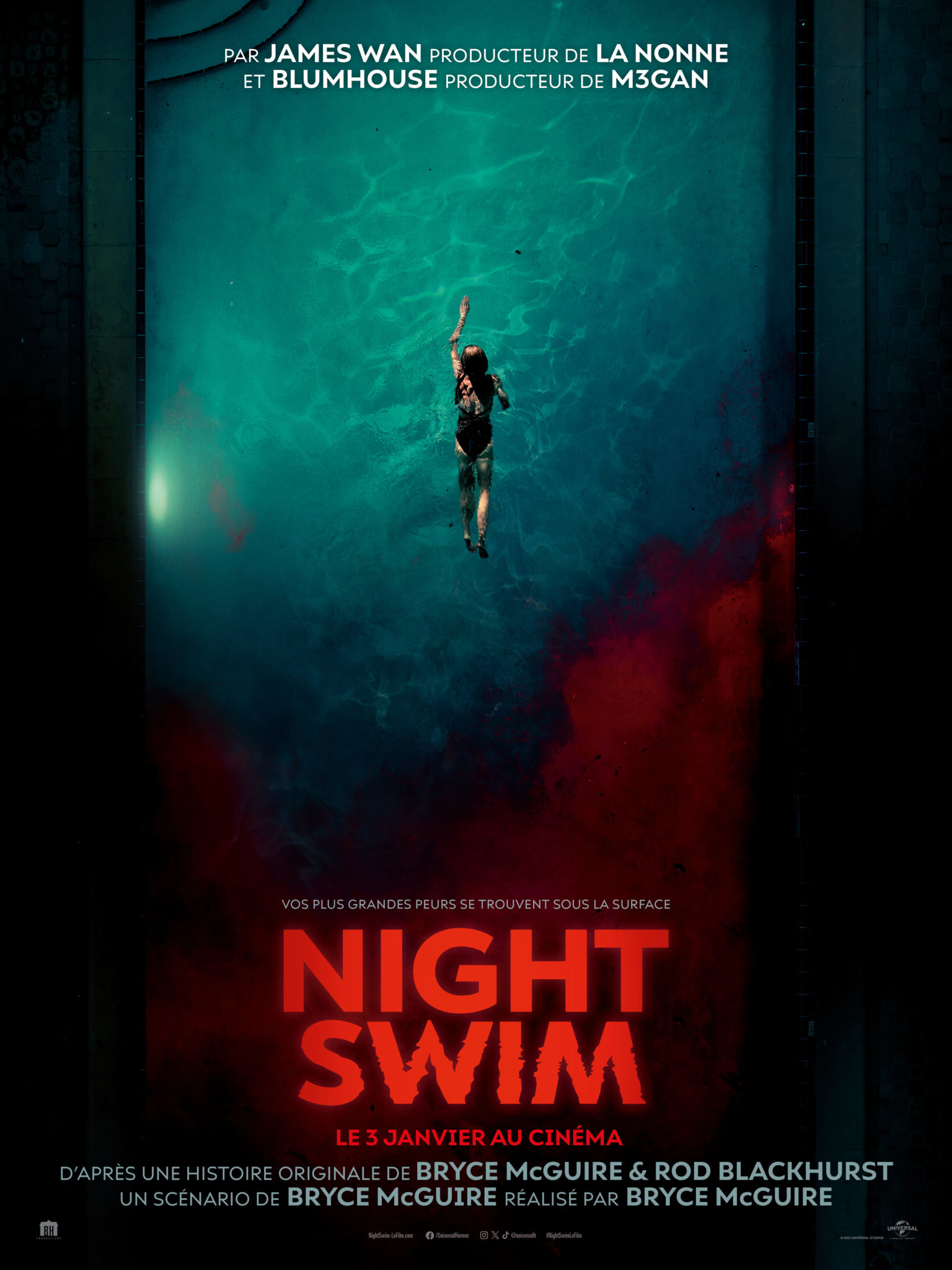 Night Swim : un film d’horreur aquatique inspiré d’un court métrage ...